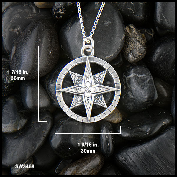 Celtic Compass Pendant | Walker Metalsmiths