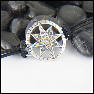 Celtic Compass Bracelet with Trinity Knots in Sterling Silver – Walker ...