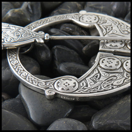 Celtic Pennanular Brooch in Sterling Silver – Walker Metalsmiths
