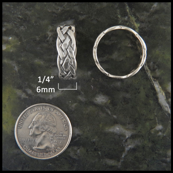 Open Weave Ring in Sterling Silver | Walker Metalsmiths