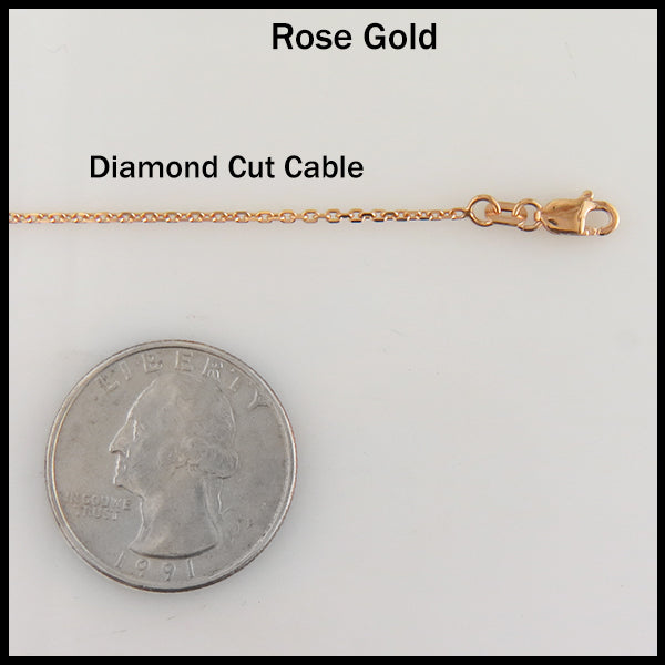 14K Gold Chains for our pendants | Walker Metalsmiths