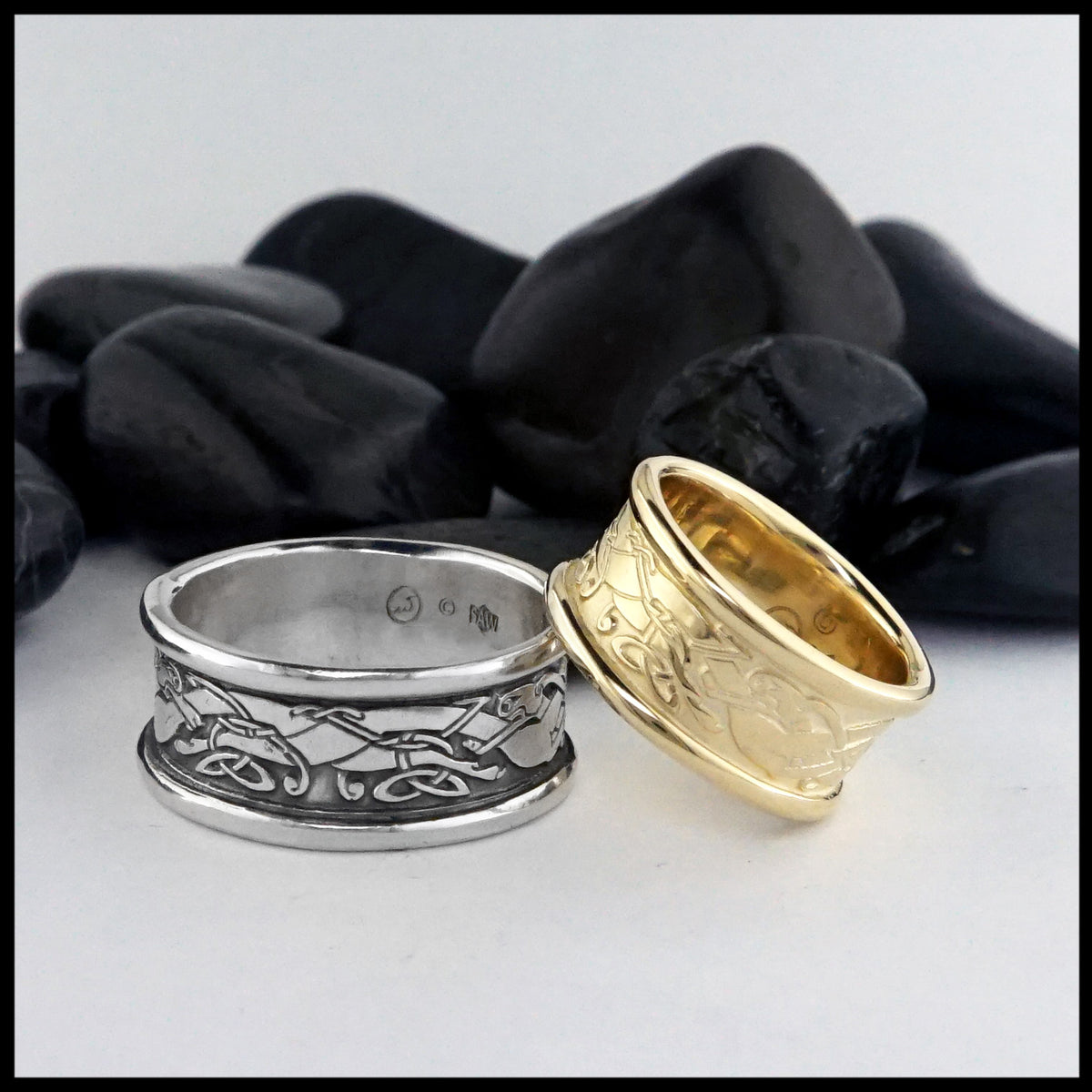Men's Sterling Silver Celtic Rings & 14K Gold – Page 3 – Walker Metalsmiths
