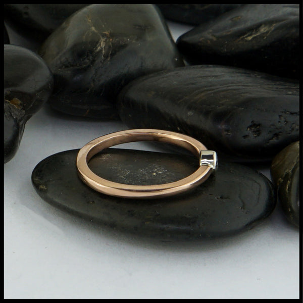 Simple Diamond Ring | Walker Metalsmiths